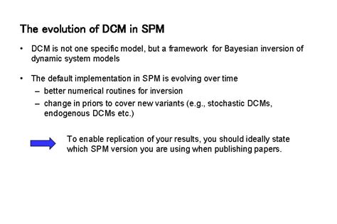 Dynamic Causal Modelling Dcm For F Mri Klaas