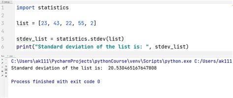 Python Statistics Module — Tutorialbrain