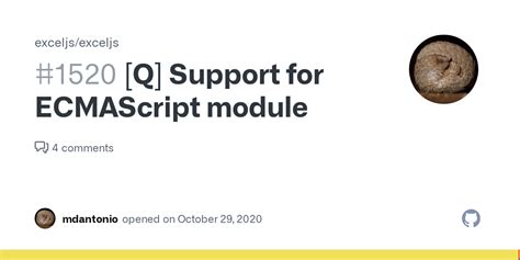 Q Support For Ecmascript Module · Issue 1520 · Exceljsexceljs · Github