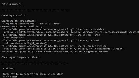 Tool Ren Py UnRen Bat V D RPA Extractor RPYC Decompiler Console Developer Menu