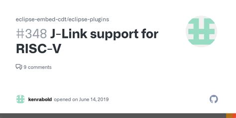 j link support for risc v · issue 348 · eclipse embed cdt eclipse plugins · github