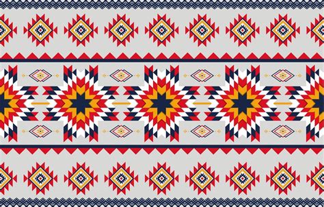 Abstract Art Geometric Native Pattern Seamless Vectorrepeating Geometric Background 1975030