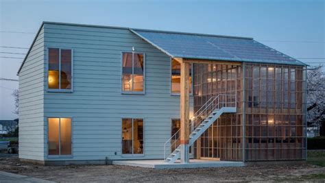 Snark S House In Nakauchi Is Half Opaque Home And Half Transparent Sunroom