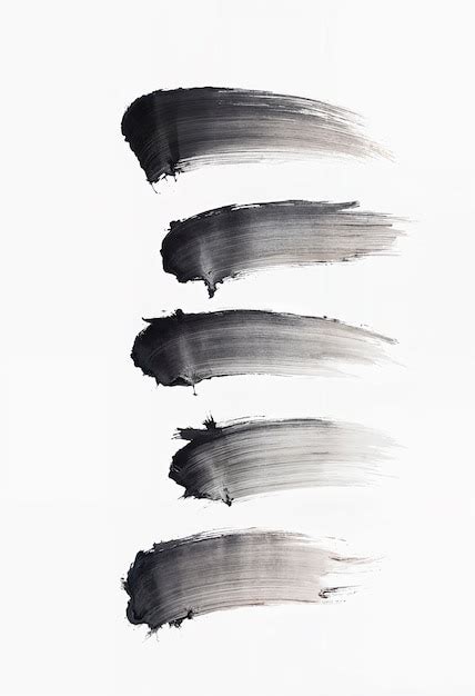 예술적 인 색상 스트로크 를 분리 Ai 생성 이미지