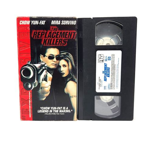 The Replacement Killers Vhs1998 Chow Yun Fat Mira Sorvino Columbia