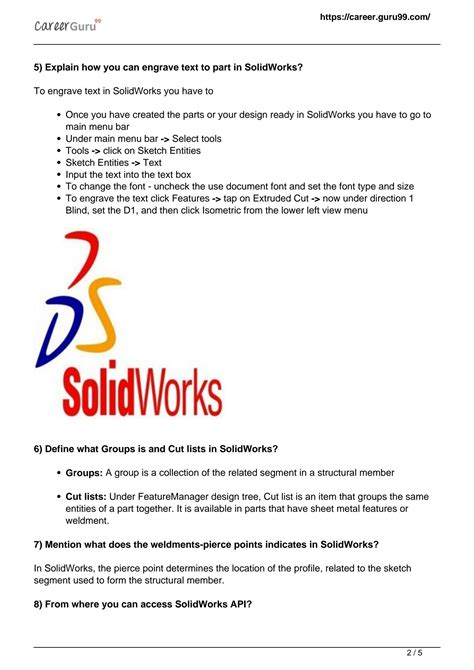 SOLUTION Top Solidworks Interview Questions Studypool