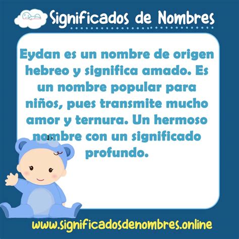 Significado De Eydan 【 Apodos Origen Y MÁs