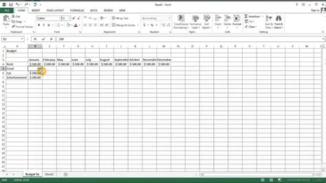 microsoft excel spreadsheet