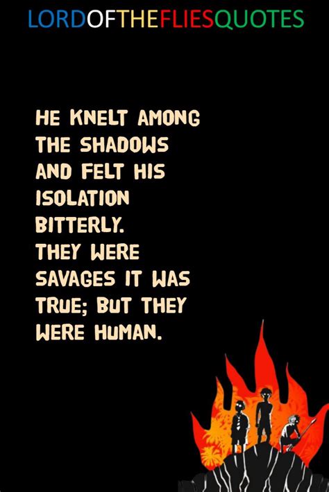 Lord Of The Flies Map With Quotes