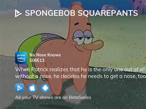 Spongebob No Nose Knows