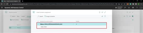 How To Setup Email And Assign Email Scenarios In Dynamics 365 Business