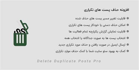 افزونه حذف پست های تکراری Delete Duplicate Posts Pro سمندون