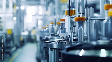 Photograph Showcasing The Advanced Iot Controlled Production Process In A Modern Smart Factory