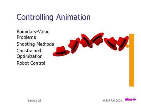 controlling animation boundaryvalue problems shooting methods constrained optimization