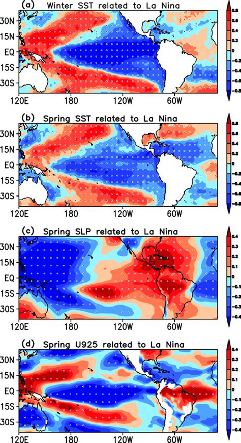 Observed Point Correlation Between Djf Seasonal Niño 34 And A Djf