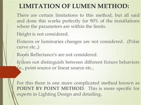 Electrical Lighting Calculation