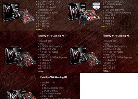 Mainboard Asrock Fatal Ty Notebookspec