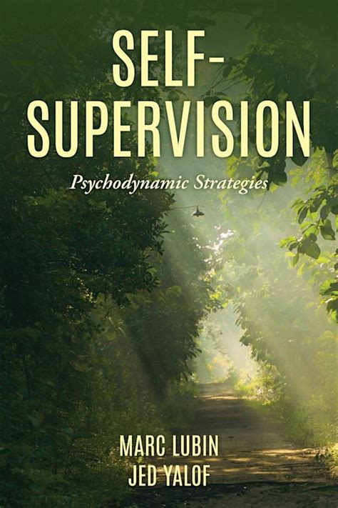Self Supervision Psychodynamic Strategies Marc Lubin Rowman