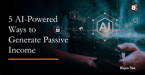 5 ways to use ai to generate passive income