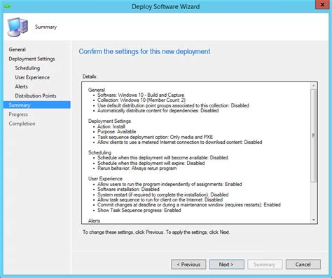 Windows 10 Deployment Create Sccm Windows 10 Build And Capture Task
