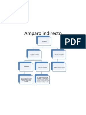 Amparo Directo E Indirecto Mapa Conceptual Jlibalwsap