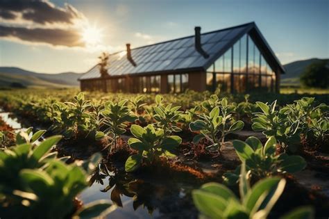 Premium Ai Image Harnessing Solar Energy For Sustainable Green Power Generation Generative Ai