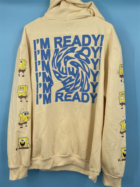 Htf Nickelodeon Spongebob Squarepants Fleece Hoodie S… Gem