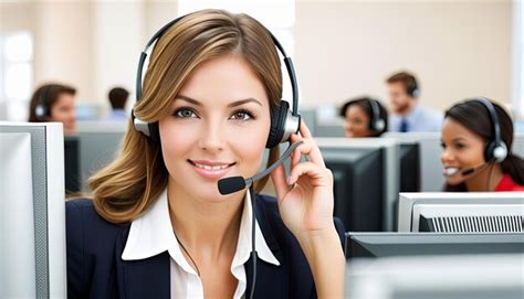 Call Center Operator Providing Support Premium Ai Generated Image