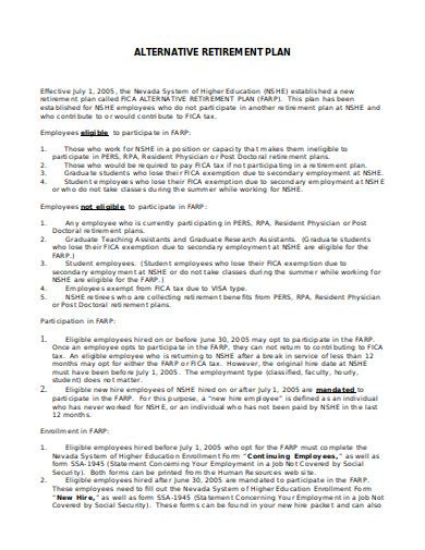 8 Retirement Savings Plan Templates In Pdf Doc Free