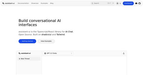Assistant Ui Ai Chat Interface Library