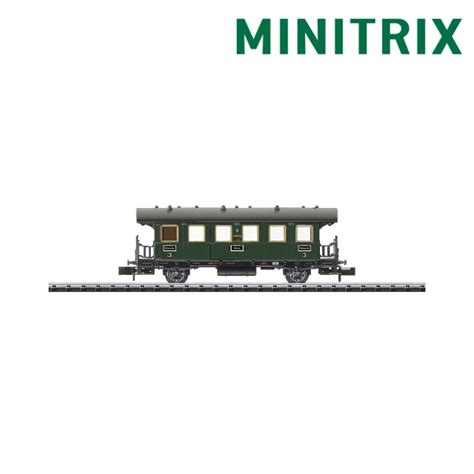 Minitrix M18963 Drb Ci 3rd Class Coach Ii Uk