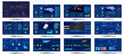 Echarts大屏展示大数据可视化 附50套模板案例代码源码 Echarts大屏模板 Csdn博客