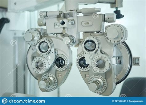 Optical Graduation Instruments Stock Image Image Of Optometrist