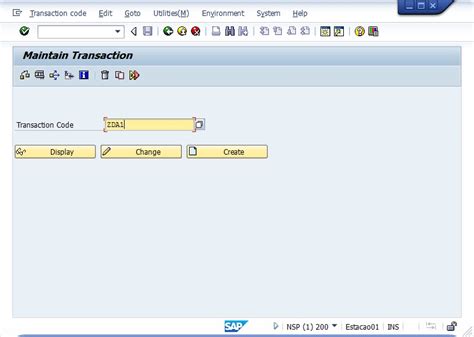 Sap Transaction Codes Tcodes Abap Desenvolvimento Código Aberto