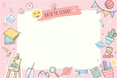 그라디언트 백 투 스쿨 인스타그램 스토리 컬렉션 무료 벡터