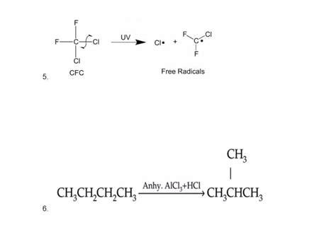 Solved F UV CI F CI F Free Radicals 5 CFC CH Anhy Chegg Com