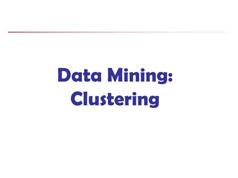 ppt exploring data clustering and quality analysis powerpoint