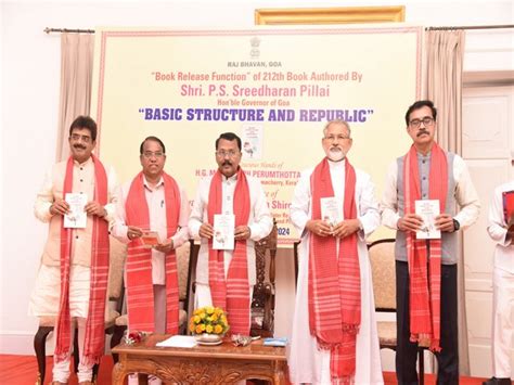 Goa Governors Book Basic Structure And Republic Released At Raj