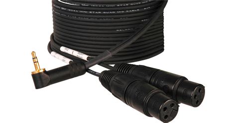 Sescom Cam2 2mic 3 5mm Trs Male To Dual Xlr Female Cam2 2mic 6