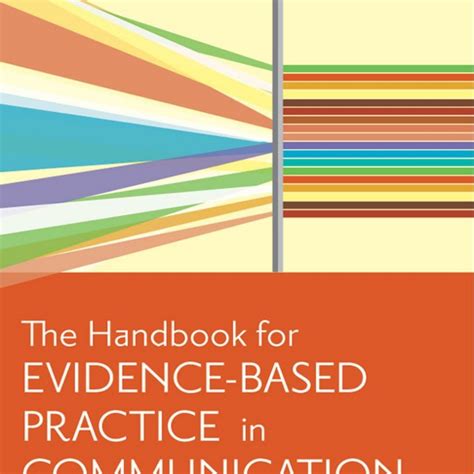 Ebook The Handbook For Evidence Based Practice In Communication