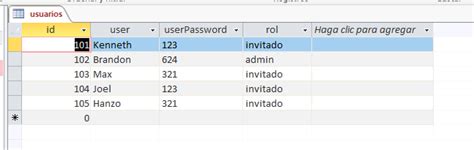 Error De Ingreso De Datos A La Base De Datos De Acces Con Visual Basic Stack Overflow En Español