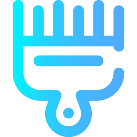 Comb Super Basic Omission Gradient Icon