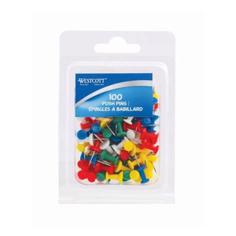 Westcott Push Pins Assorted Colours University Of Alberta Bookstore