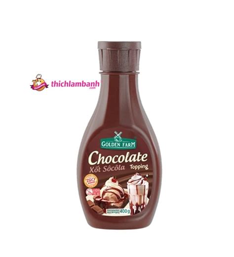 Sốt Topping Socola Golden Farm 400g