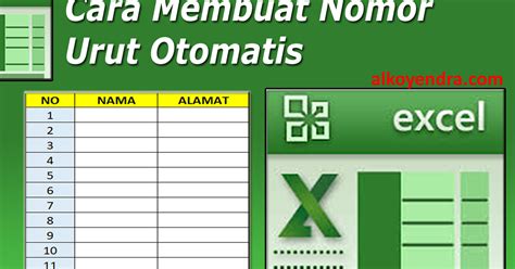 Cara Membuat Angka Otomatis Di Excel ~ Turumuru
