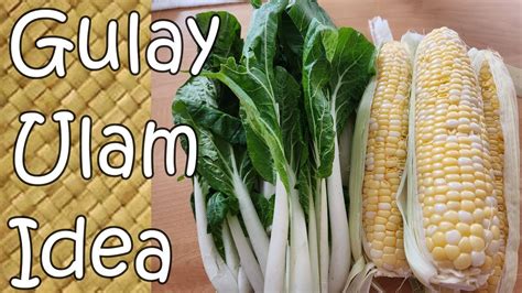 Tipid Gulay Recipe Healthy Ulam Recipe Minimalist Ulam Youtube