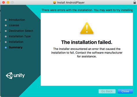 Error When Installing Android Modules In Unity550 Unity Engine Unity Discussions