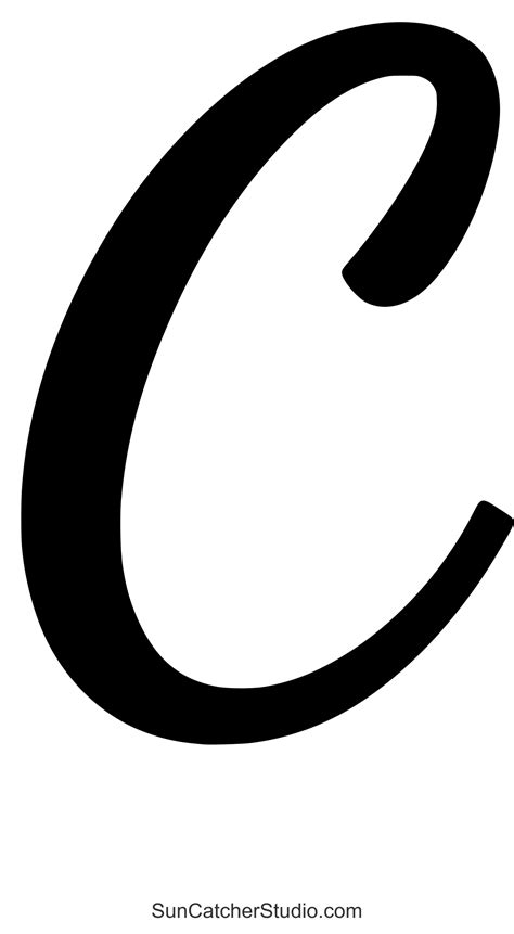 Fancy Letter C Fonts 2 Tall Birch Wood Letter D Krafty Supply 14