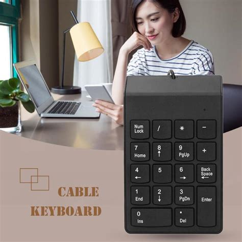 Wired USB Numeric Keypad Slim Mini Number Pad Digi Grandado