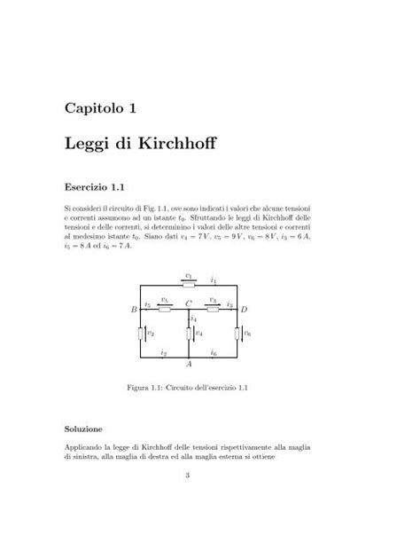 Leggi Di Kirchhoff Ingbeninato